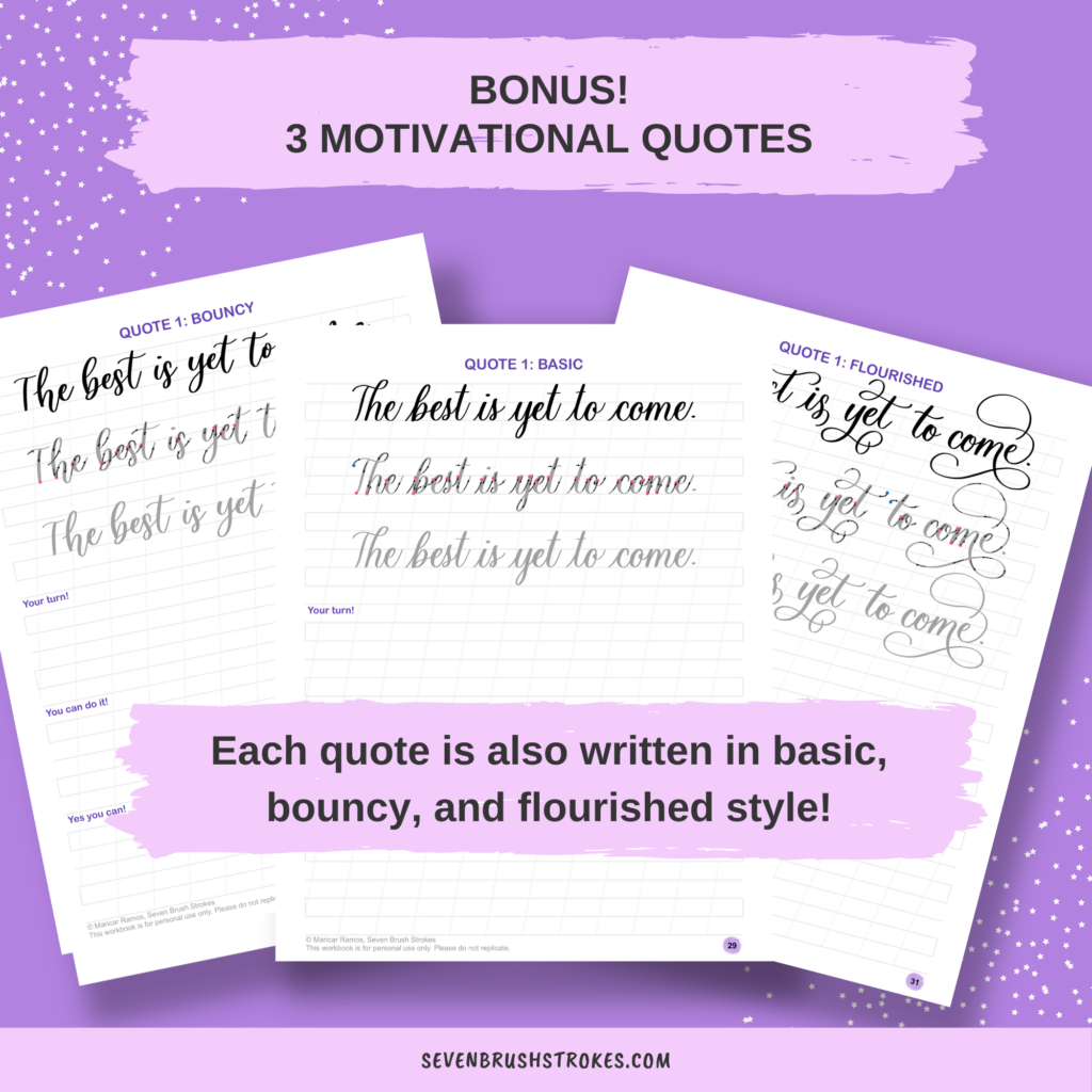 3 Ways to Letter Positive Words (a to z) – Basic, Bouncy, and ...